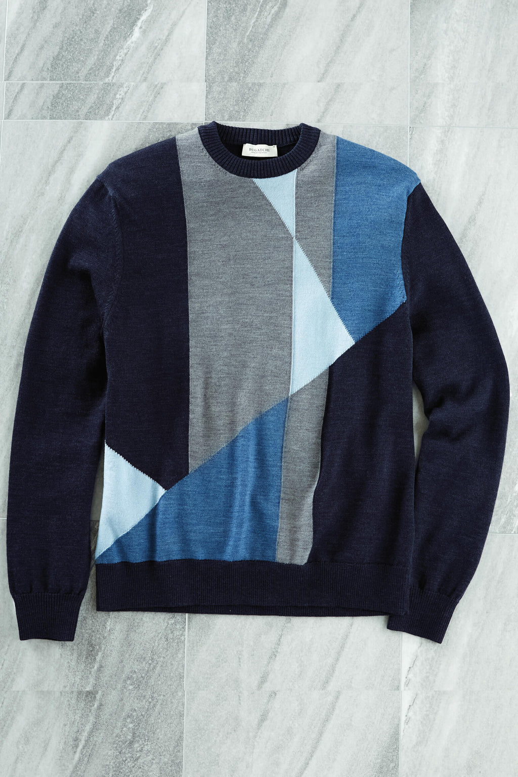 Bugatchi Geometric Crewneck Sweater – Patrick James