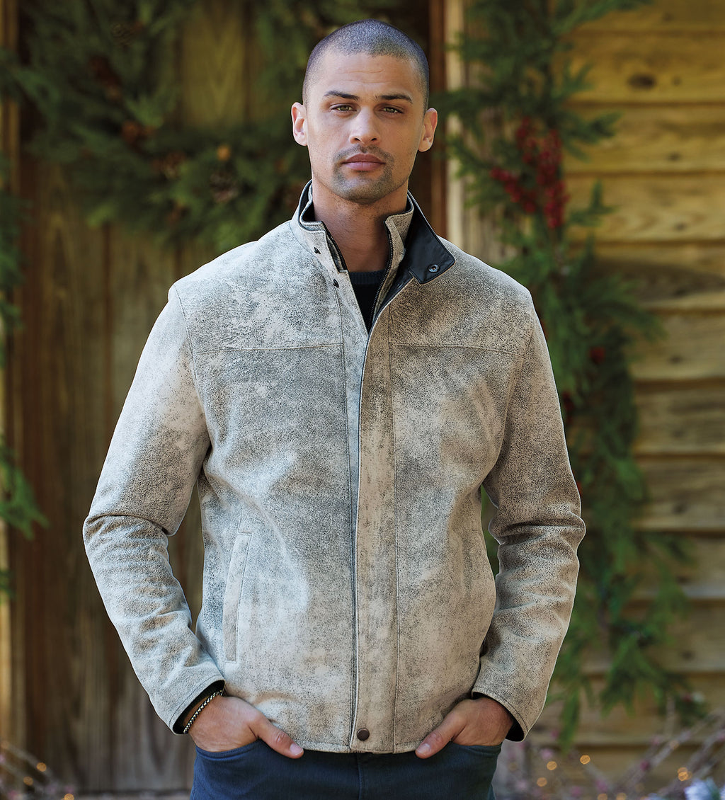Remy Distressed Lambskin Jacket – Patrick James
