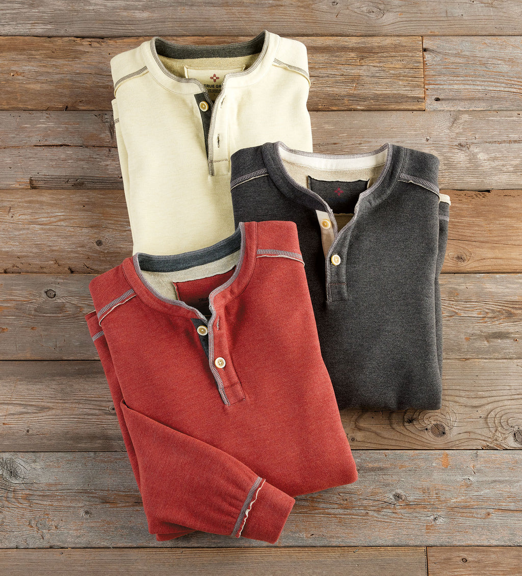 True Grit Lux Cloud Henley – Patrick James