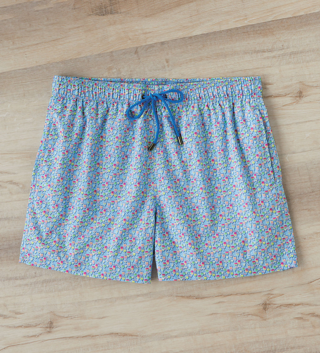 Bugatchi Drink Print Swim Trunk – Patrick James