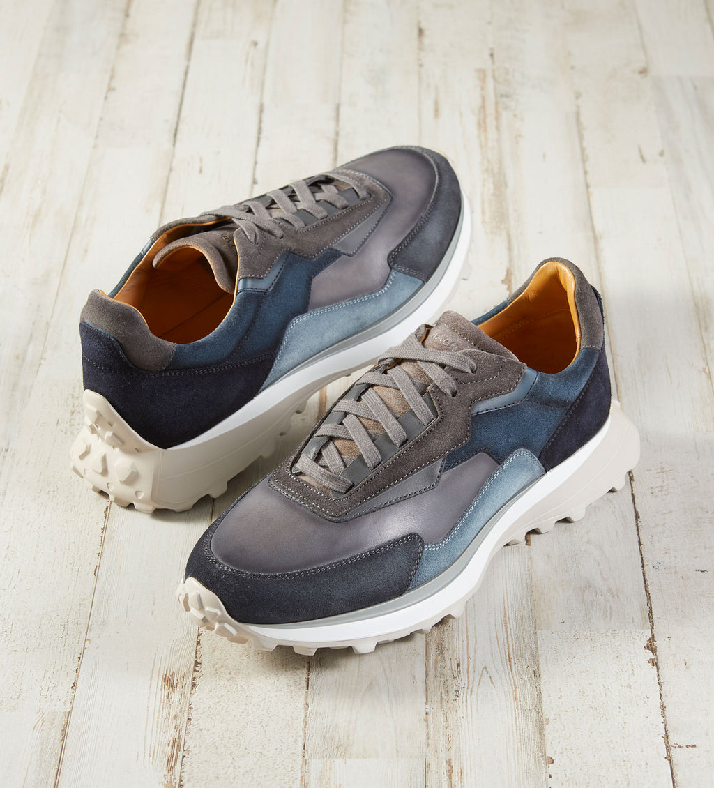 Magnanni Onyx Sneaker - Navy/Grey – Patrick James