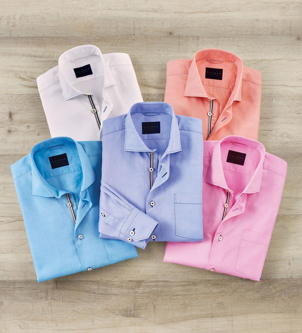 Calder Carmel Panana Solid Long Sleeve Shirt – Patrick James