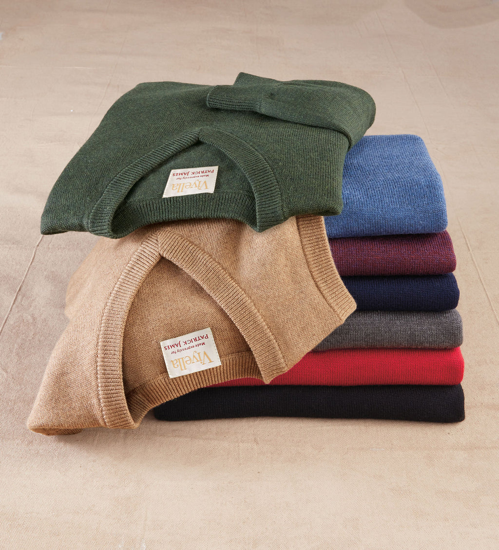 Viyella V-Neck Pullover Sweater – Patrick James