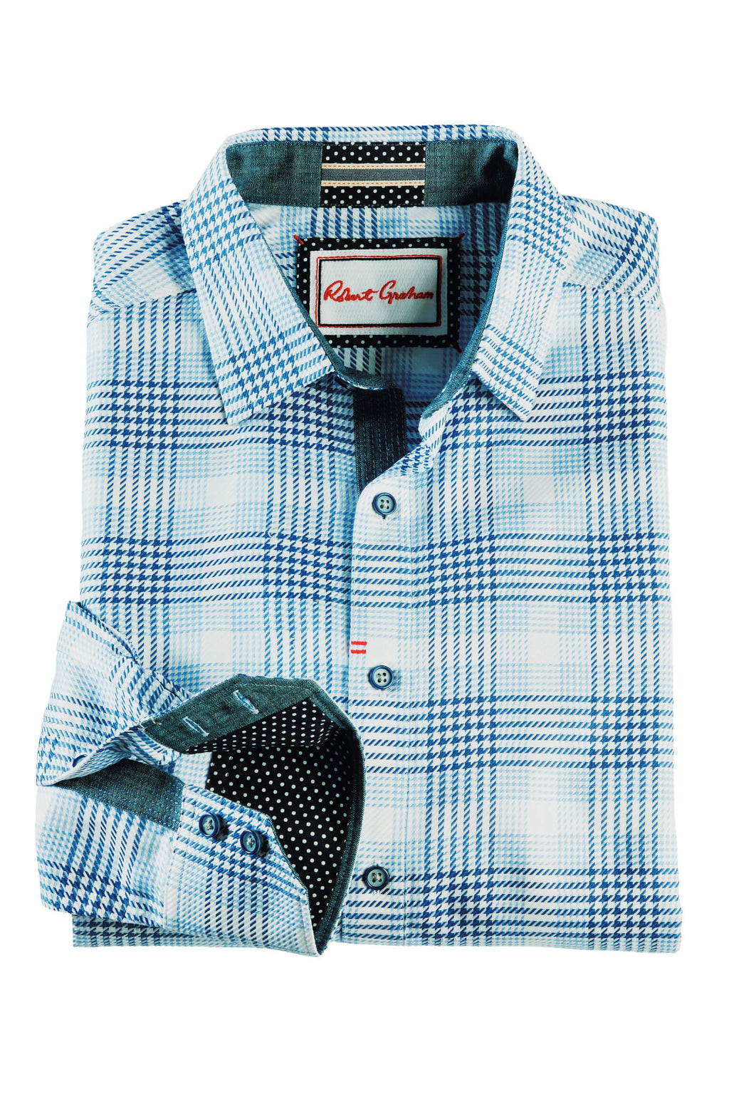 Robert Graham Long Sleeve Delford Houndstooth Twill Shirt – Patrick James