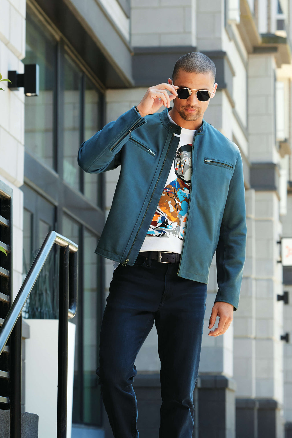 Robert Graham Artino Reace Suede Moto Jacket – Patrick James
