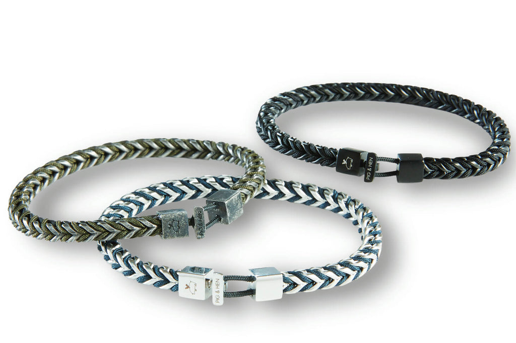 Pig and Hen Catena Foxtail Bracelet – Patrick James