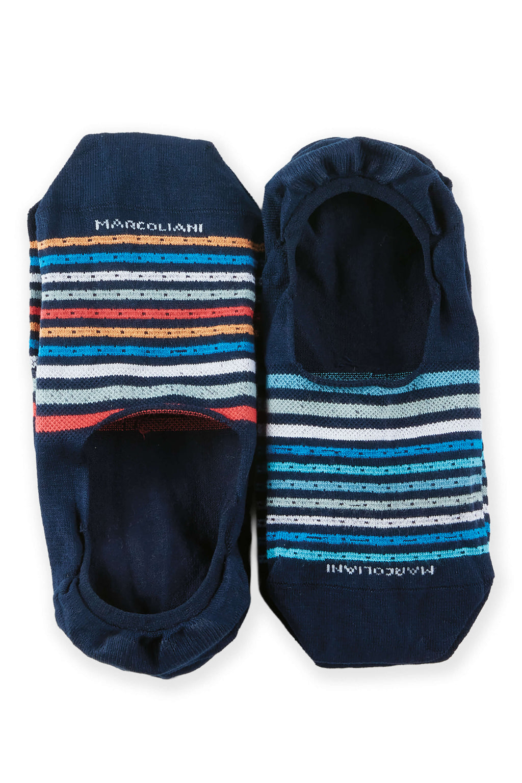 Marcoliani Stripe and Pin No Show Sneaker Sock – Patrick James