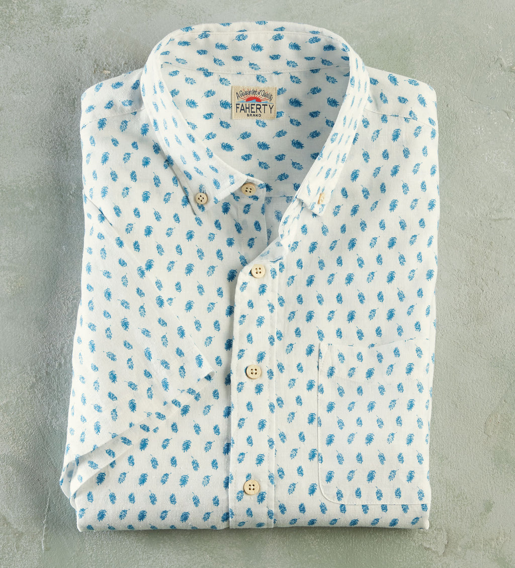 Faherty Palm Short Sleeve Shirt – Patrick James