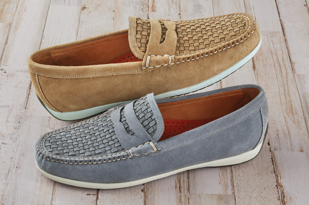 Martin Dingman Seaside Suede Penny Loafer – Patrick James