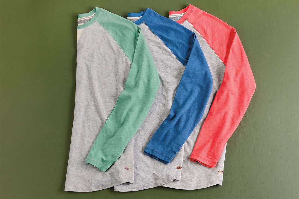 True Grit Long Sleeve Vintage Baseball Sleeve Crewneck Shirt – Patrick ...